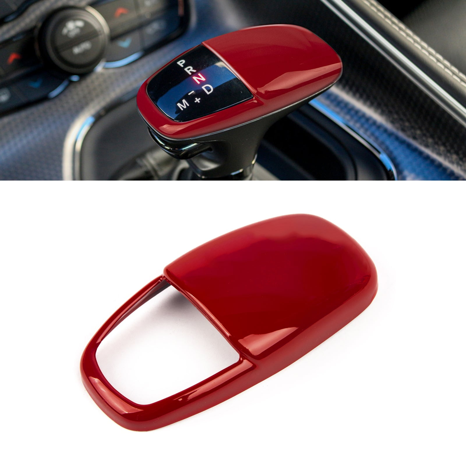 x xotic tech Gear Shift Knob Cover Trim Compatible with Dodge ...