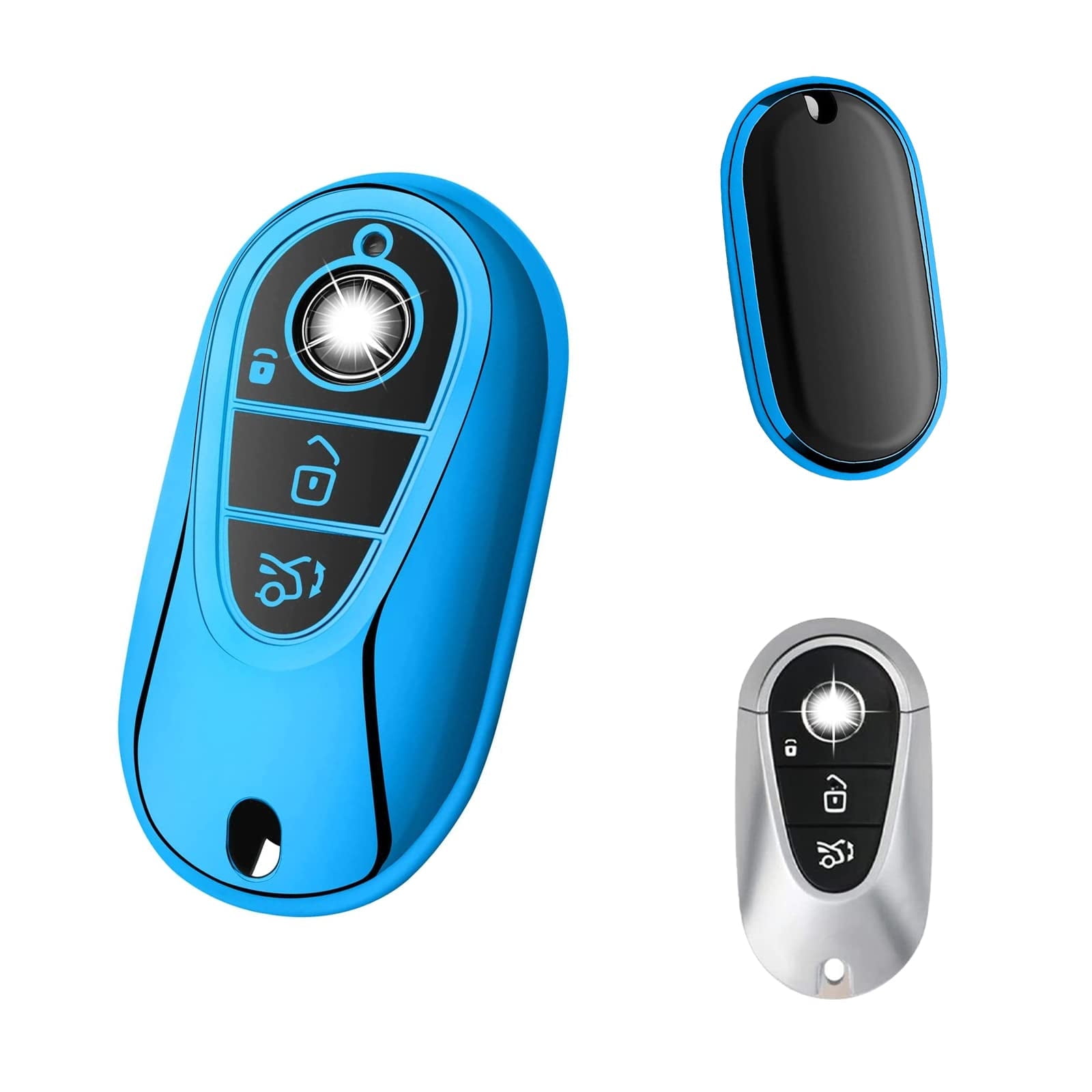 x xotic tech Key Fob Cover Soft TPU Key Case Key Shell Protector w ...