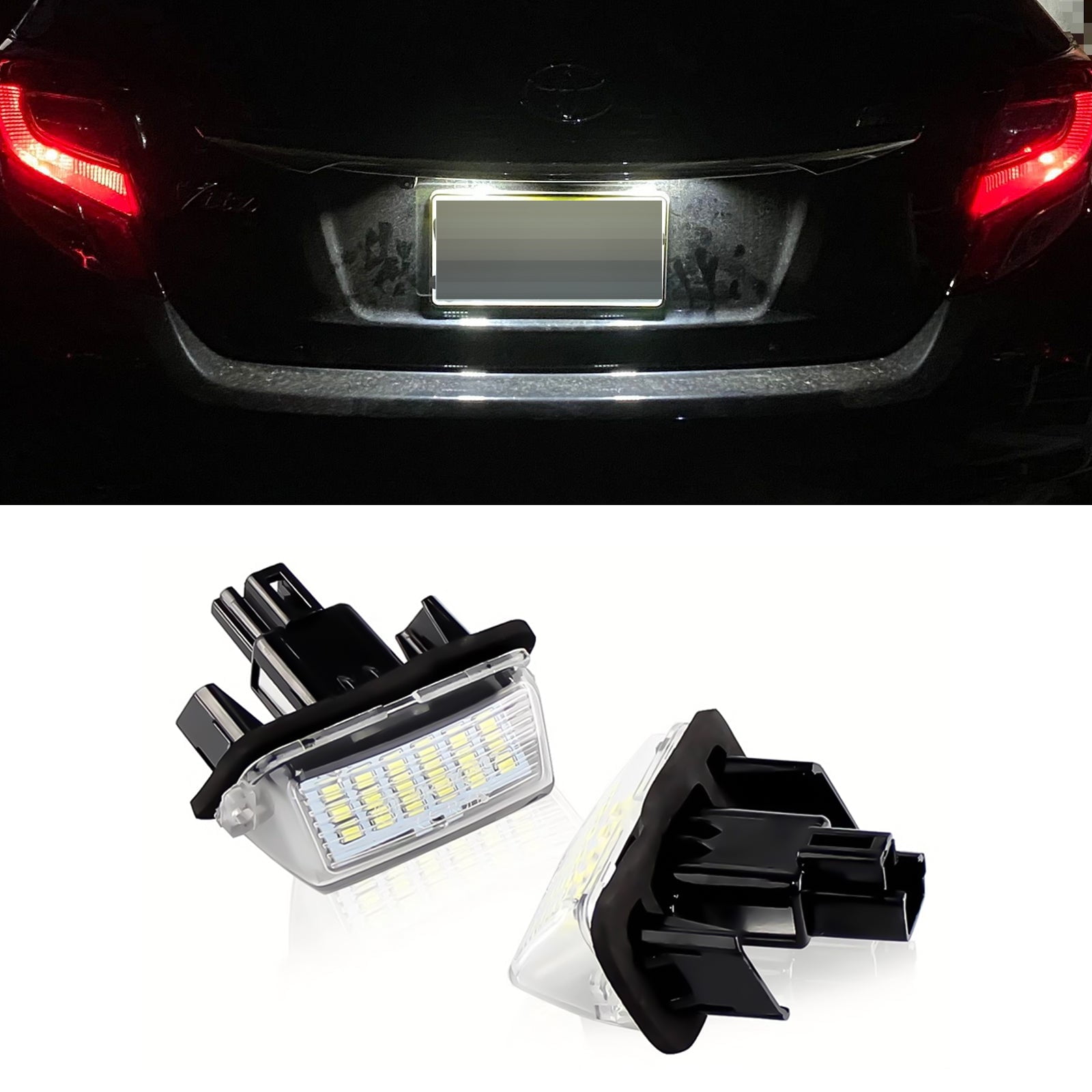 x xotic tech LED License Plate Lights Tag Lamps Replacement Compatible ...