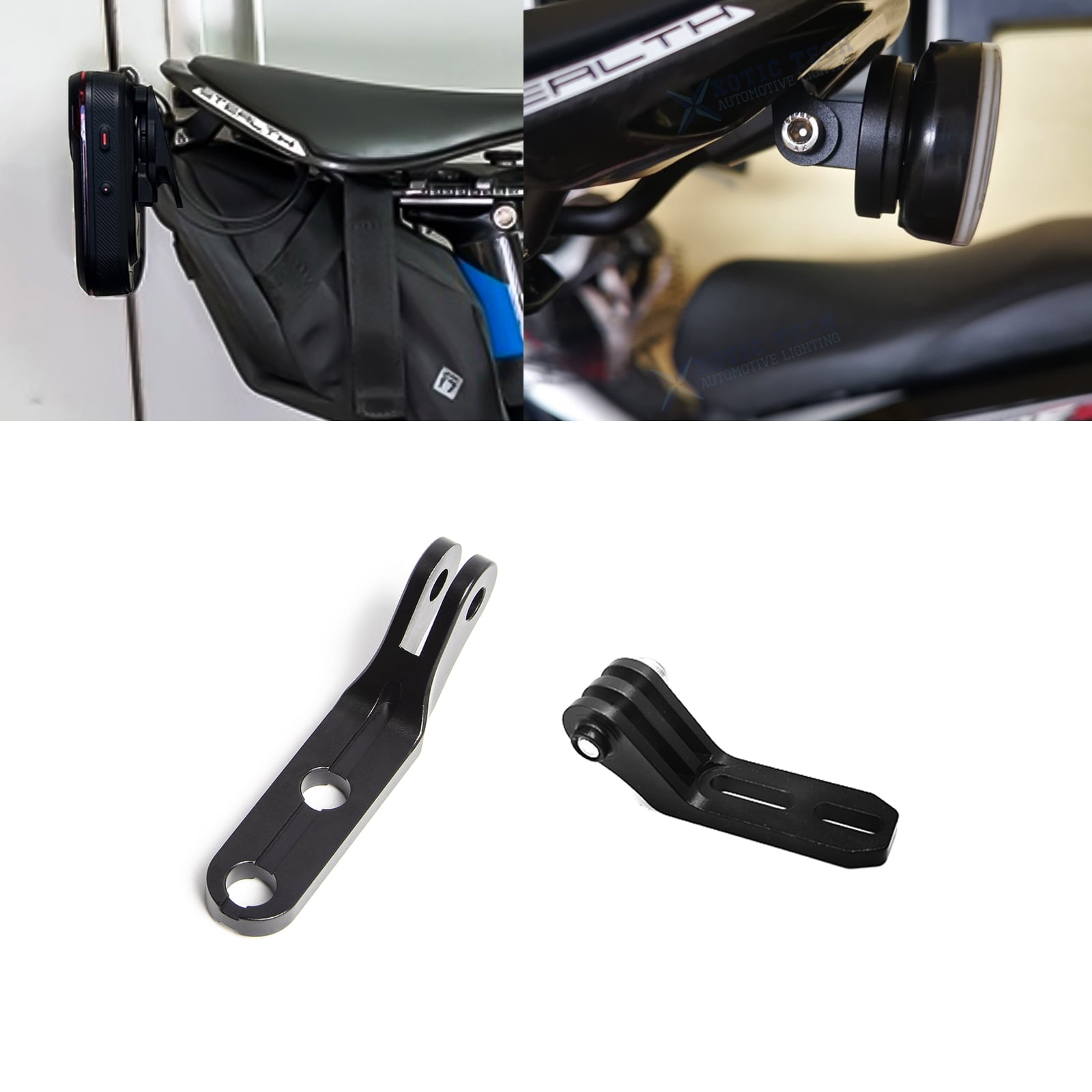 x xotic tech Saddle Clamp Radar Bike Mount for Garmin Varia RCT715 Tail ...