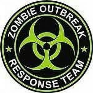 (x1) 4" Black Green Zombie Outbreak Response Unit Team Hunting Decal 3M ...