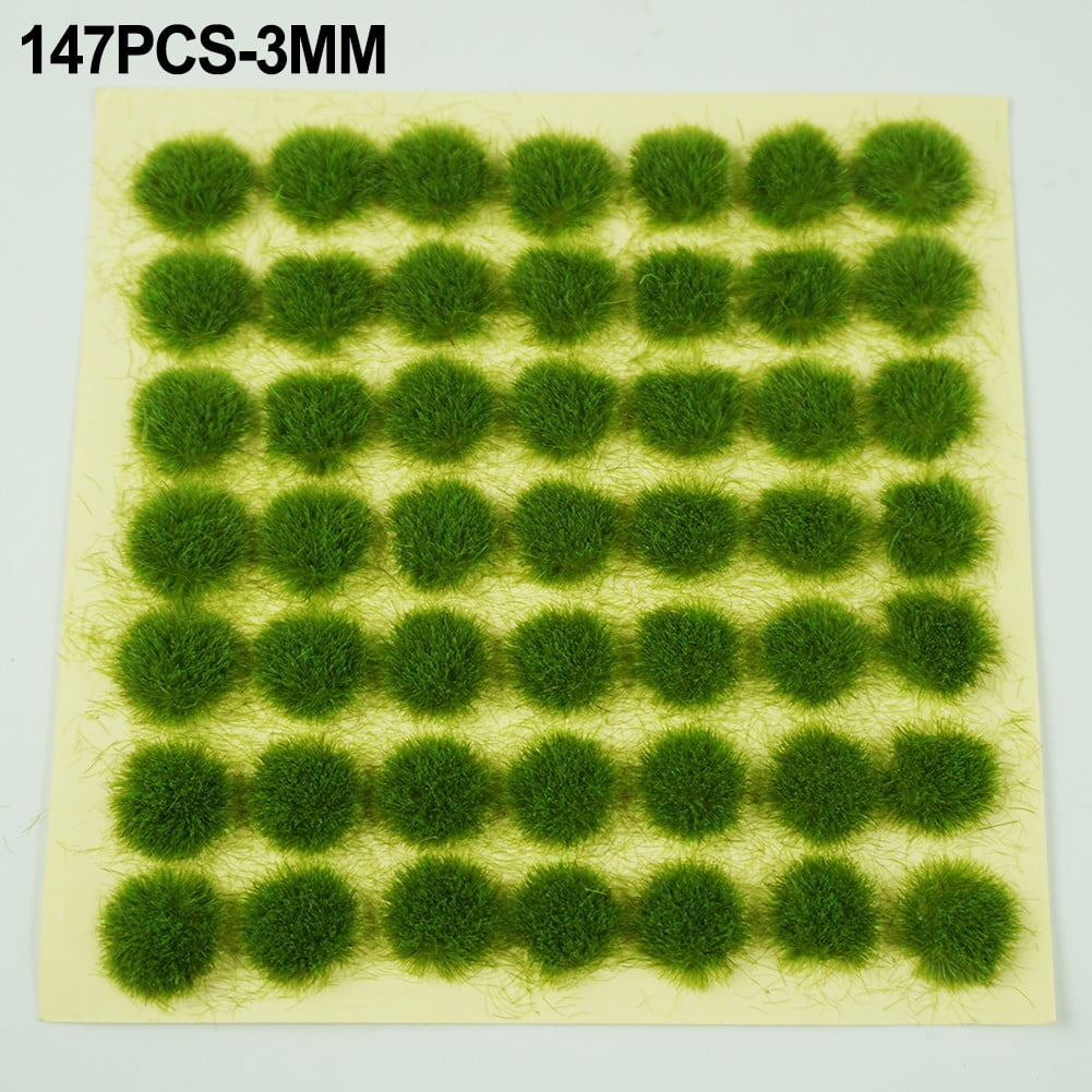 x147 Sheet Self Adhesive Static Grass Tufts Model Scenery Railway ...