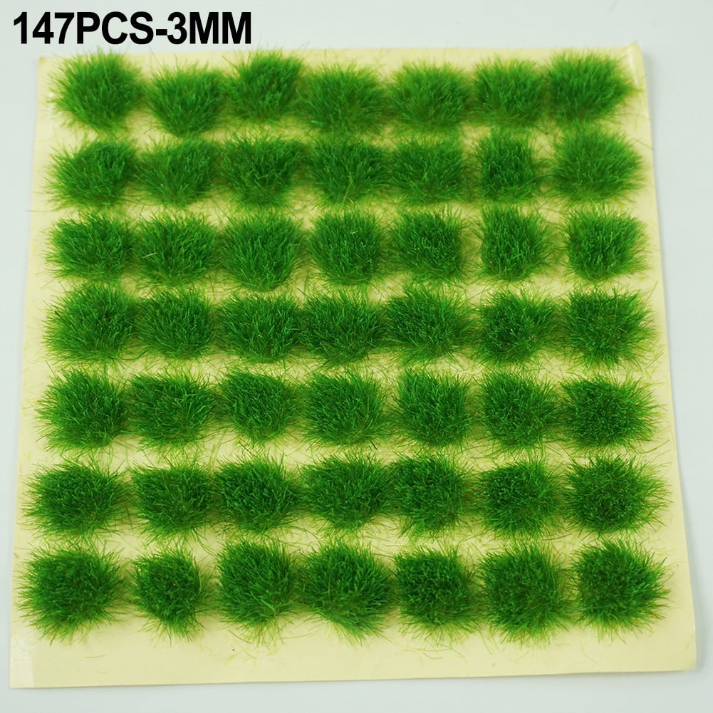 x147 Sheet Self Adhesive Static Grass Tufts Model Scenery Railway ...