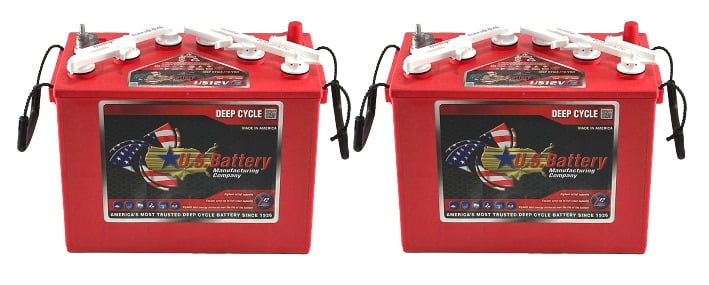 x2 | US Battery 12 Volt 155 Ah Deep Cycle Battery ~ Replaces T-1275 ...