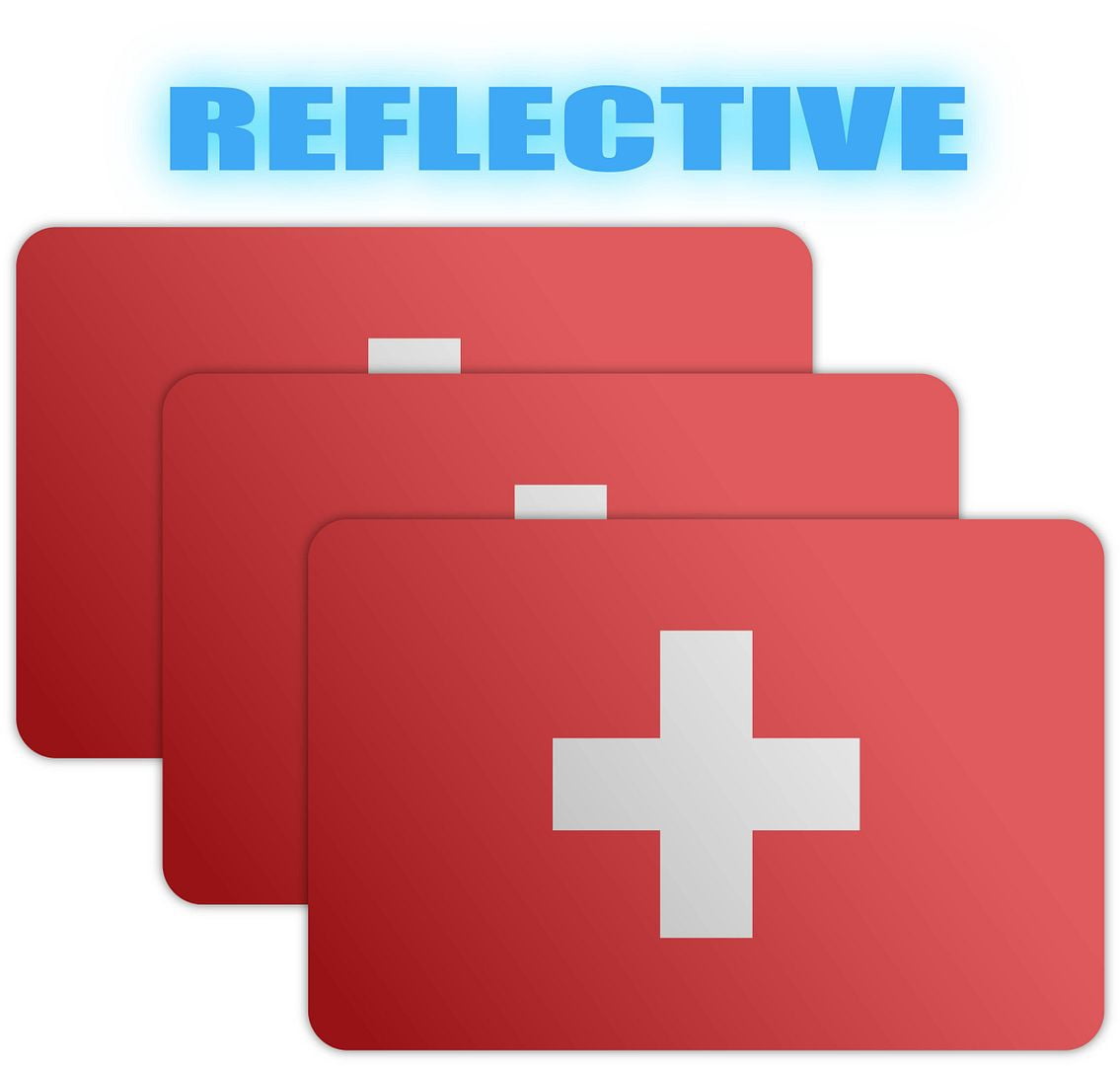 (x3) 3M Reflective Switzerland Flag Stickers | Versatile & High Quality ...