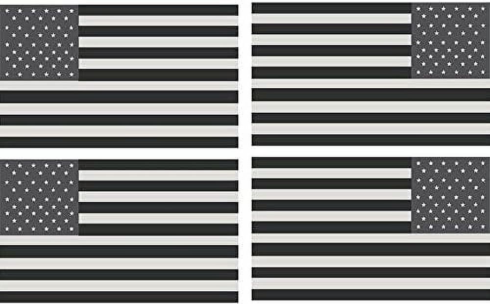 (x4) 3" American US United States Subdued Flag Decal Tactical Military ...