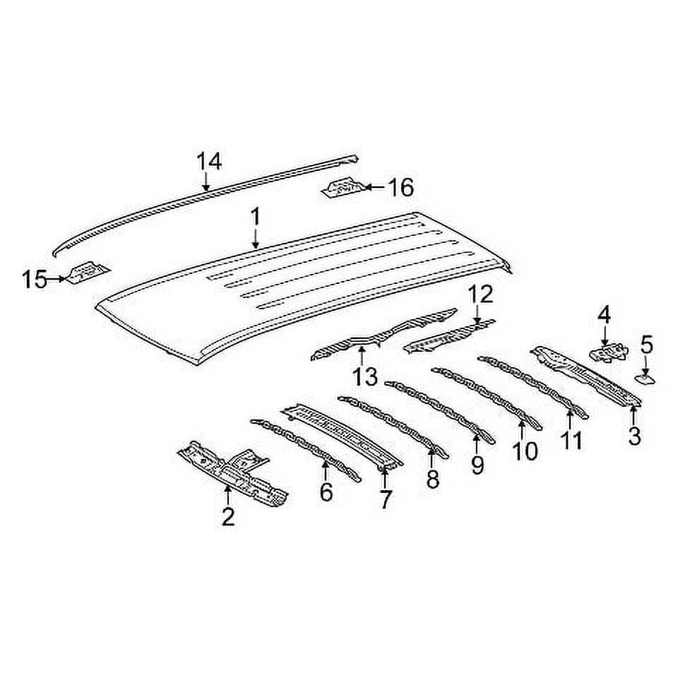 (x4) New Genuine Toyota Lexus Roof Drip Side Molding Clip OE 7556152040 ...