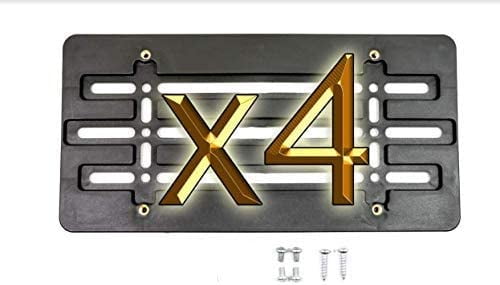x4 Universal Front License Plate Tag Holder Mounting Mount Relocator ...