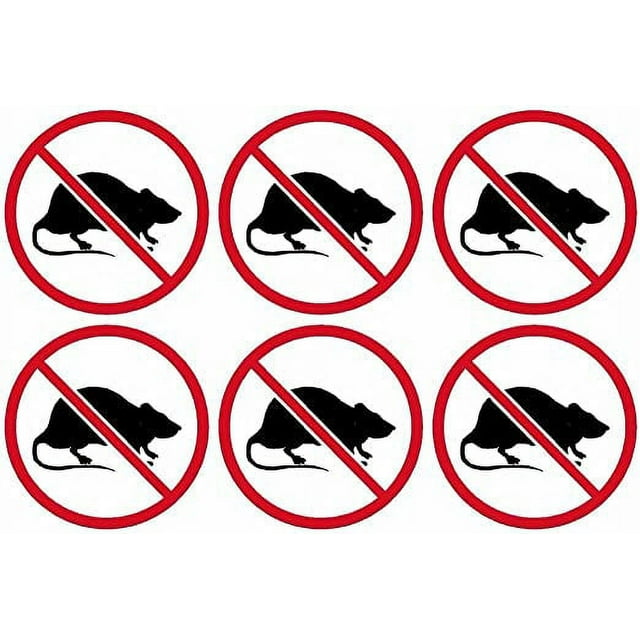 (x6) 2"x2" No Rats Union Decal Pack Labor Vinyl Hard Hat Helmet 3M ...