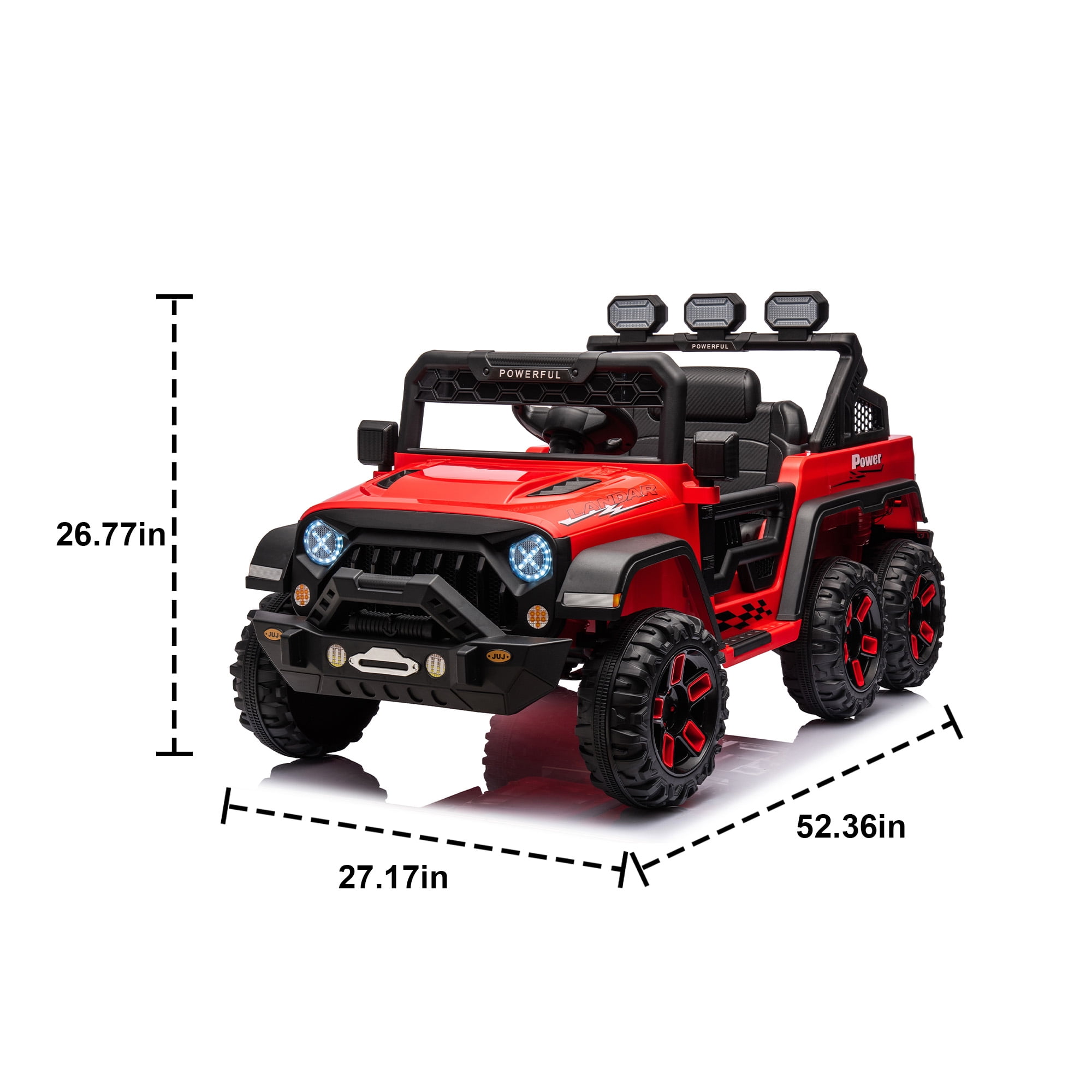 xCloud 24V Ride On Large PickUp Truck car for Kids,ride On 4WD Toys ...