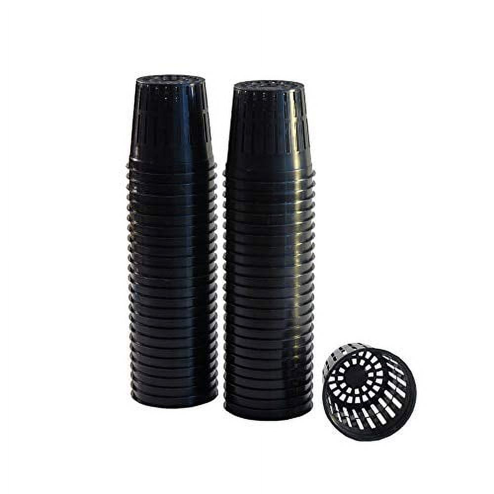 xGarden 50 Pack Lightweight Economy Net Pot Cups for Hydroponics and ...