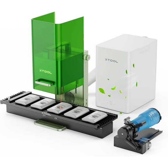 xTool F1 2-in-1 Dual Laser Engraver with Slide Extension, Rotary ...