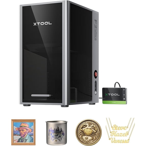 xTool F2 Ultra Single 60W MOPA Fiber Laser Engraver, 100+ Color Metal ...