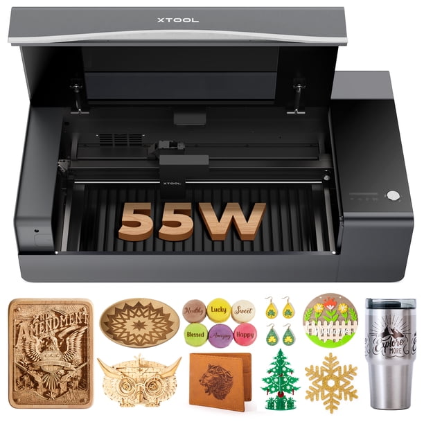xTool P2 55W CO2 Laser Engraver, Versatile and Smart Desktop CO2 Laser ...