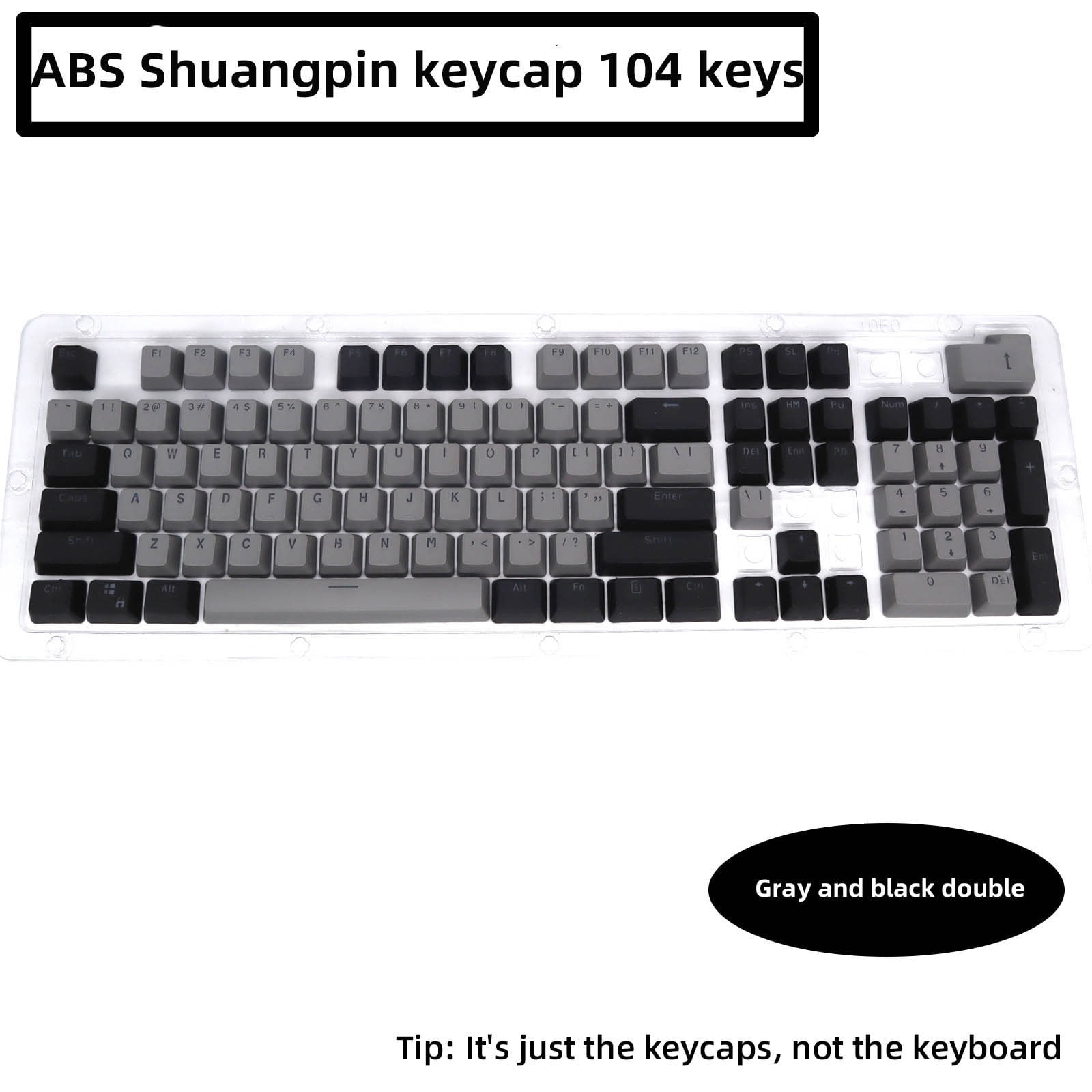 xaoyunyn 104 Key ABS Double-Shot Keycap Set for Mechanical Keyboards ...