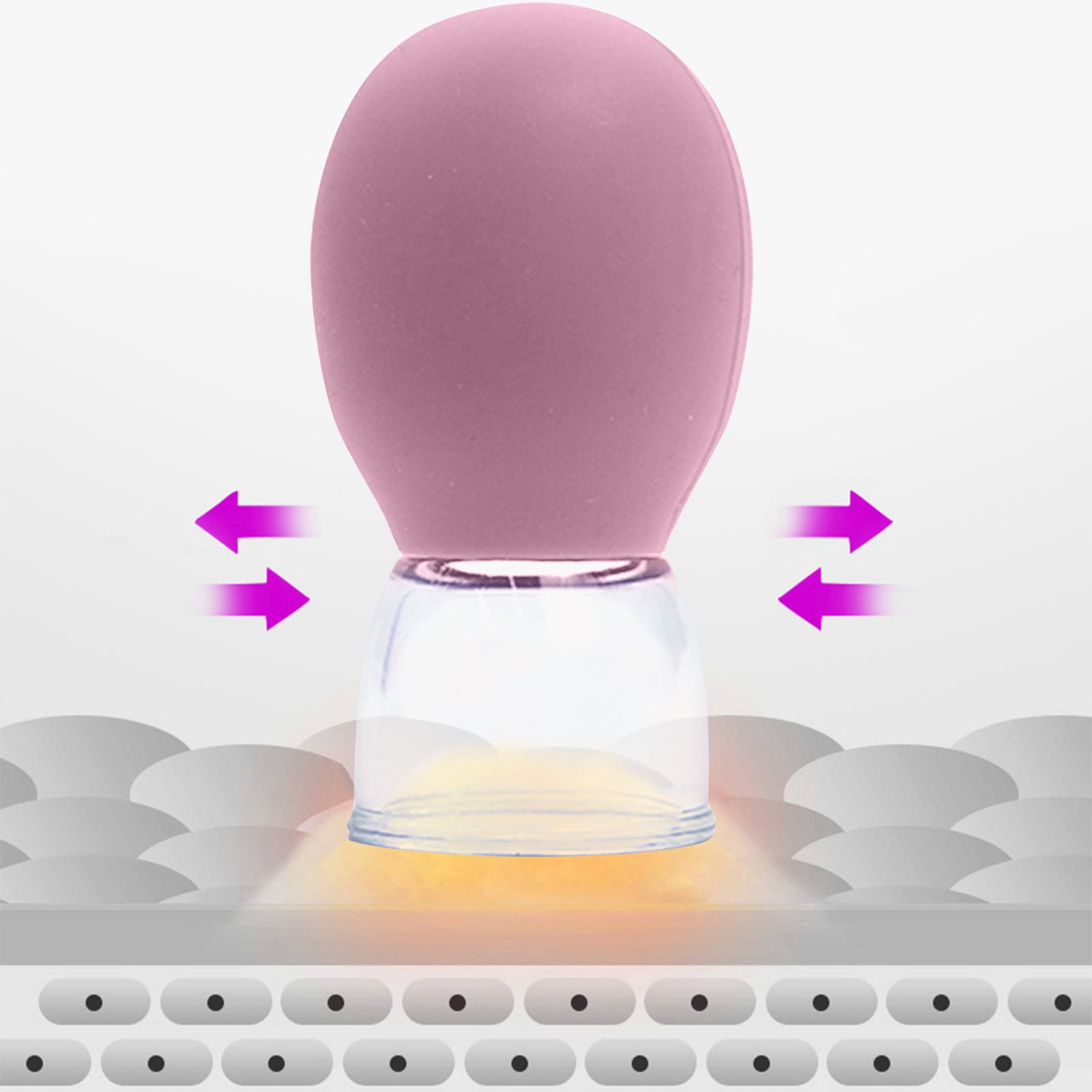 xaoyunyn Complete Glass Cupping Set 4 Inch Vacuum Suction Cups for Face ...