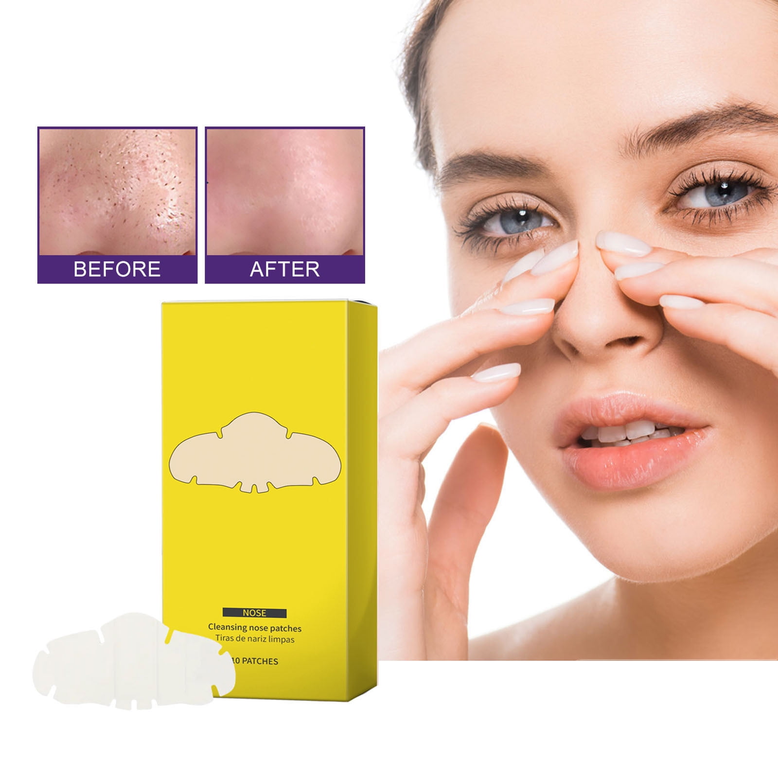 xaoyunyn Deep Cleansing Nose Patches Instantly Remove Blackheads,Purify Skin,Reduce Pore Size ...