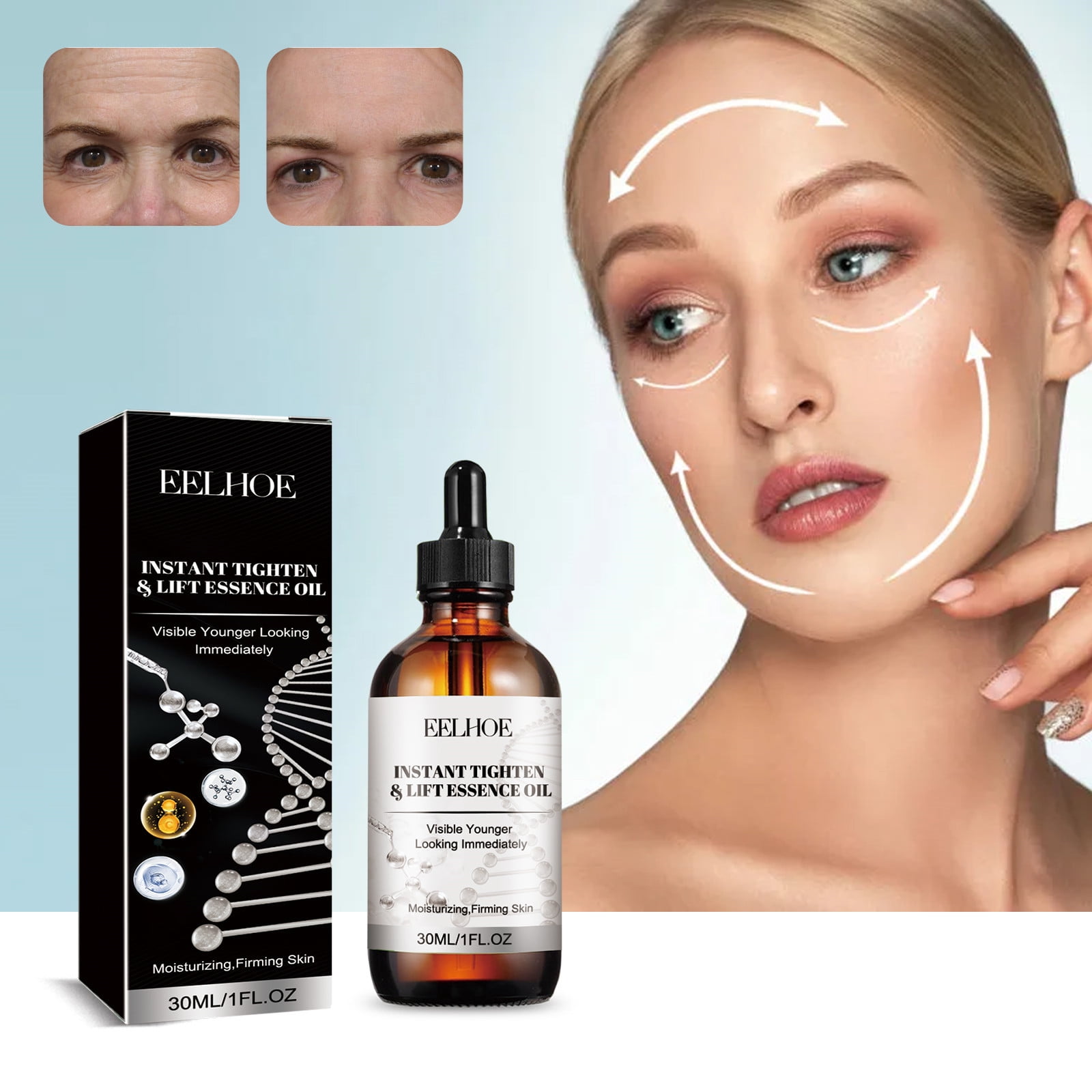 xaoyunyn Fast Acting 1.01 oz Face Lifting Oil for Instant Wrinkle ...