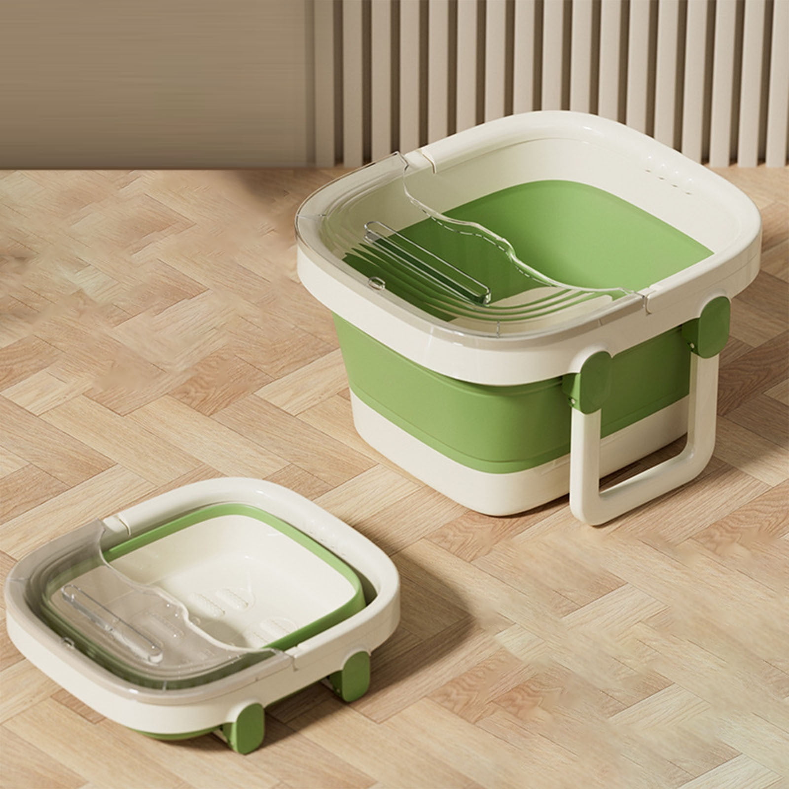 xaoyunyn Folding Portable Foot Soak Basin for Relaxing Massage with ...