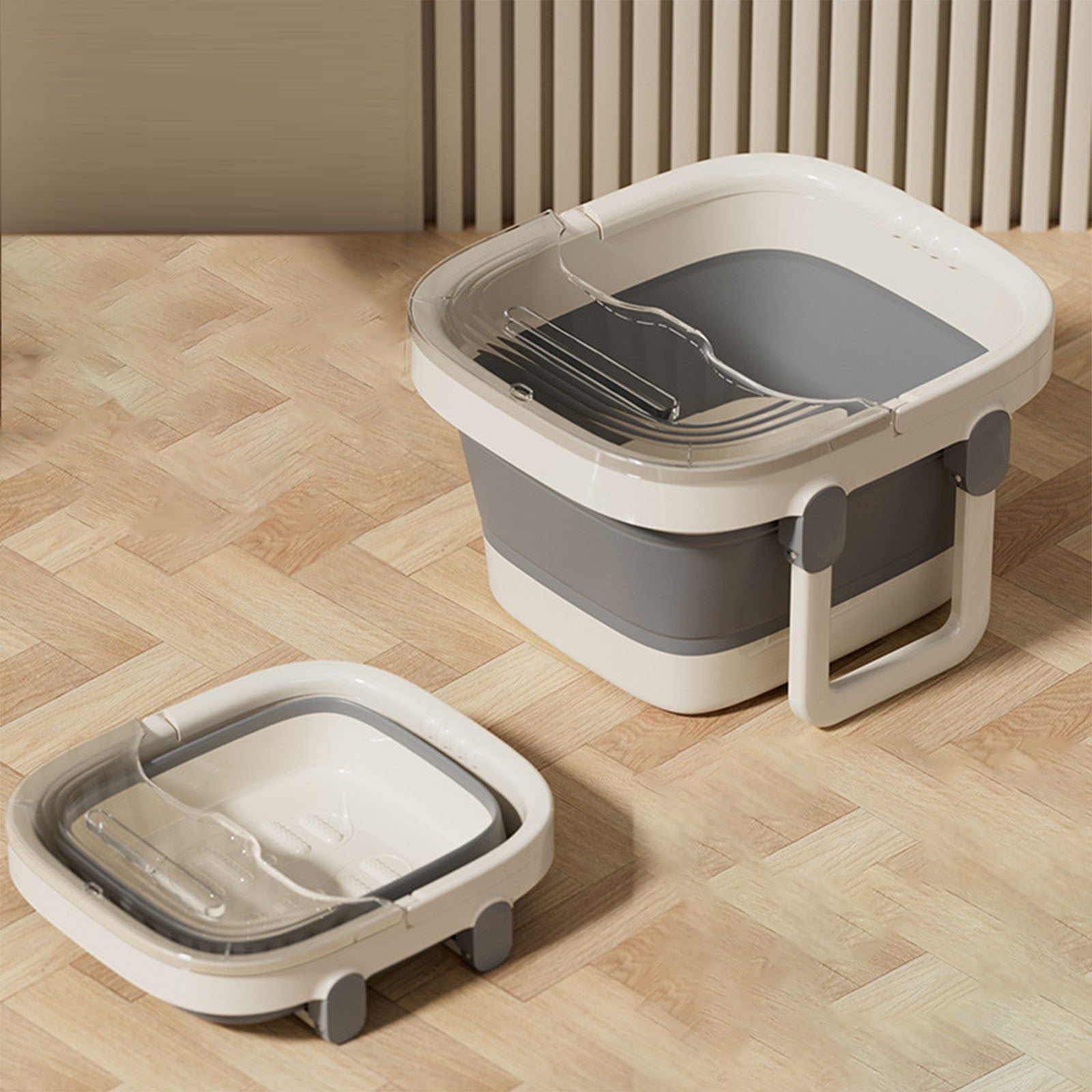 xaoyunyn Folding Portable Foot Soak Basin for Relaxing Massage with ...