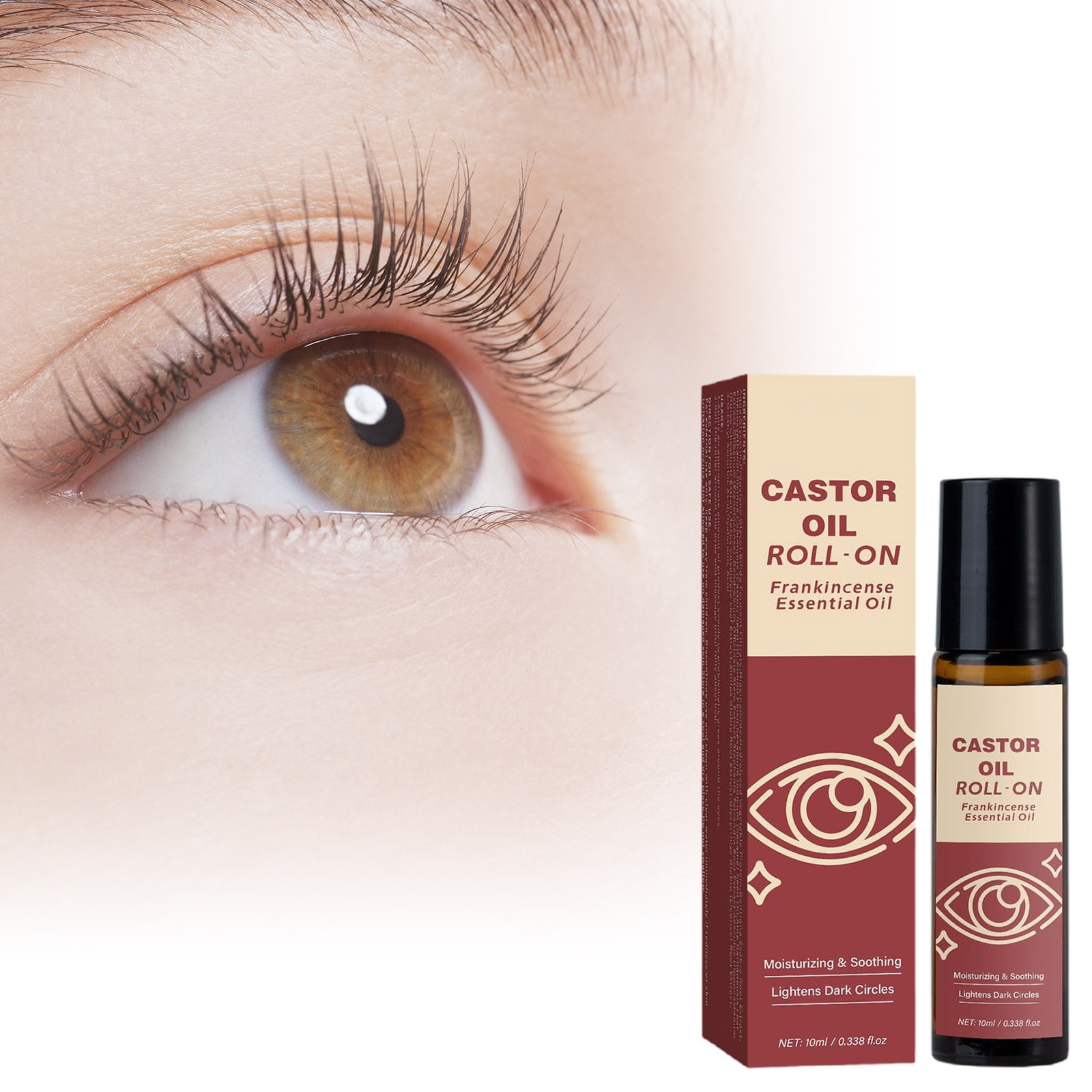 xaoyunyn Frankincense Infused Castor Oil Rollerball for Eyelash Enhancement and Eye Area ...