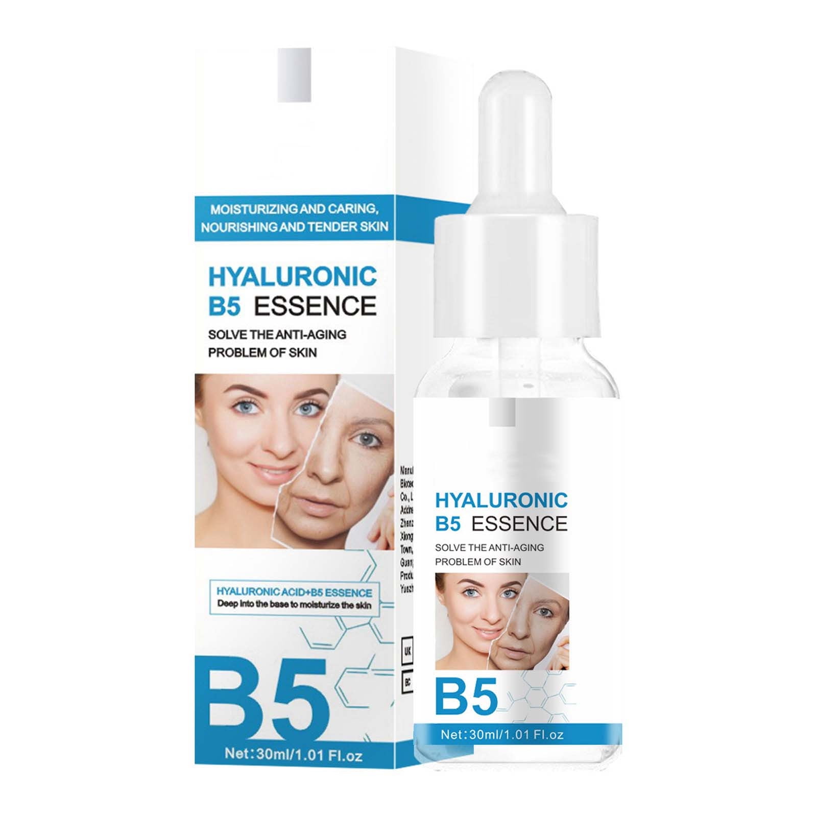 xaoyunyn Hyaluronic Acid B5 Serum 1.01 fl oz for Deep Hydration and ...