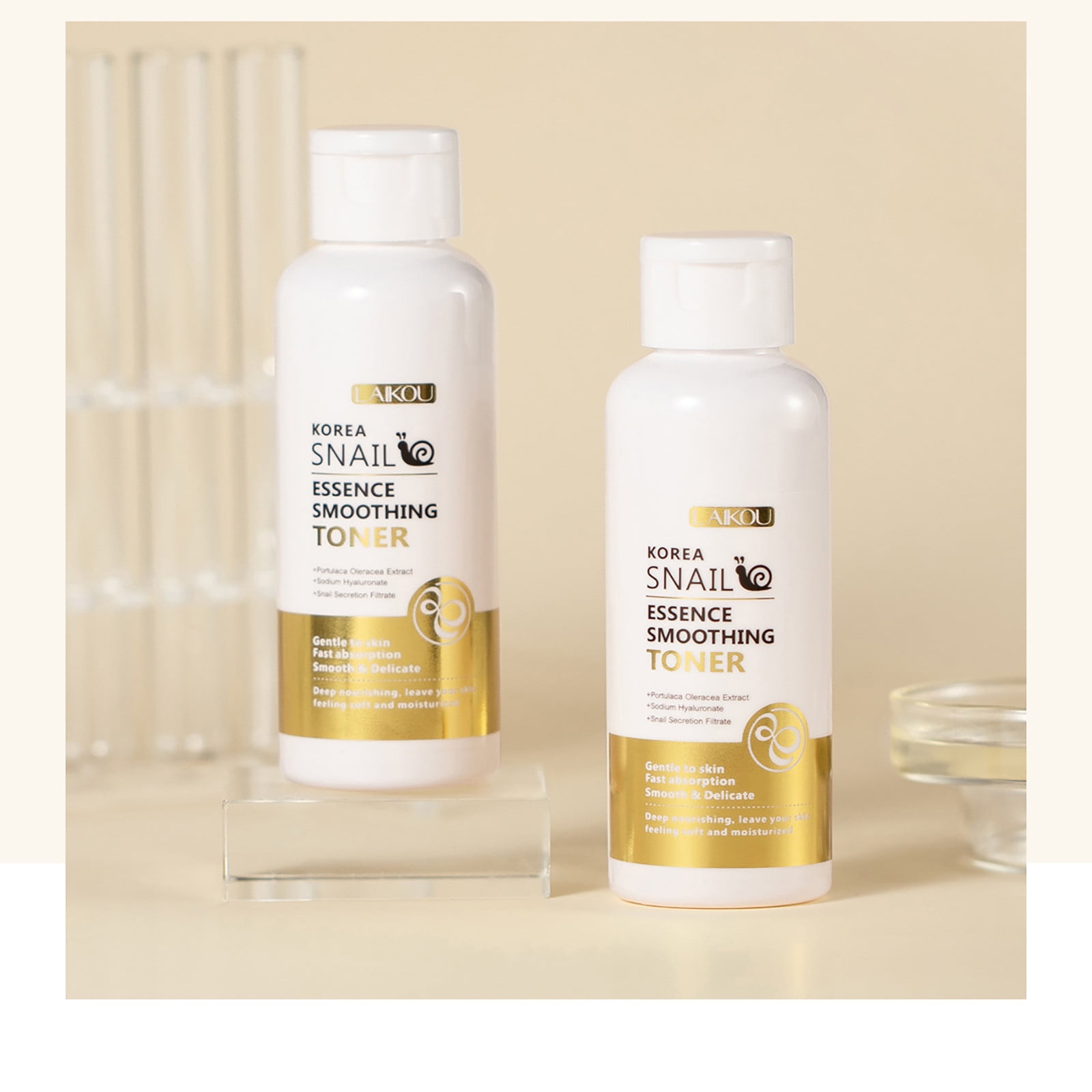 xaoyunyn Korean Snail Toner and Moisturizing Lotion Set 3.4 fl oz Full ...