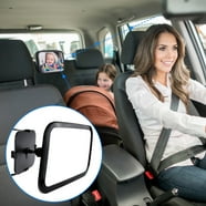 SafeFit® Wide View Baby Car Mirror, Crash-Tested, Gray, Unisex ...