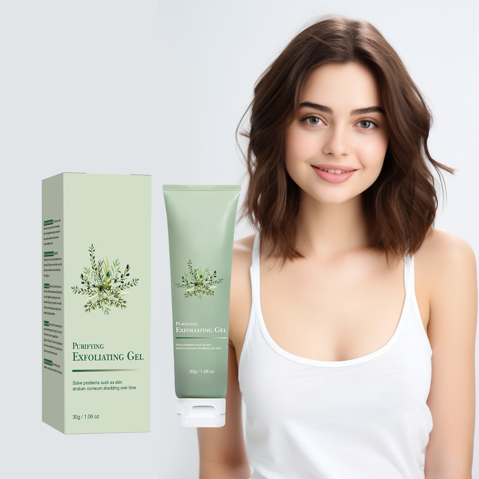 xaoyunyn Moisturizing Exfoliating Gel 1.7 fl oz for Softer Skin ...