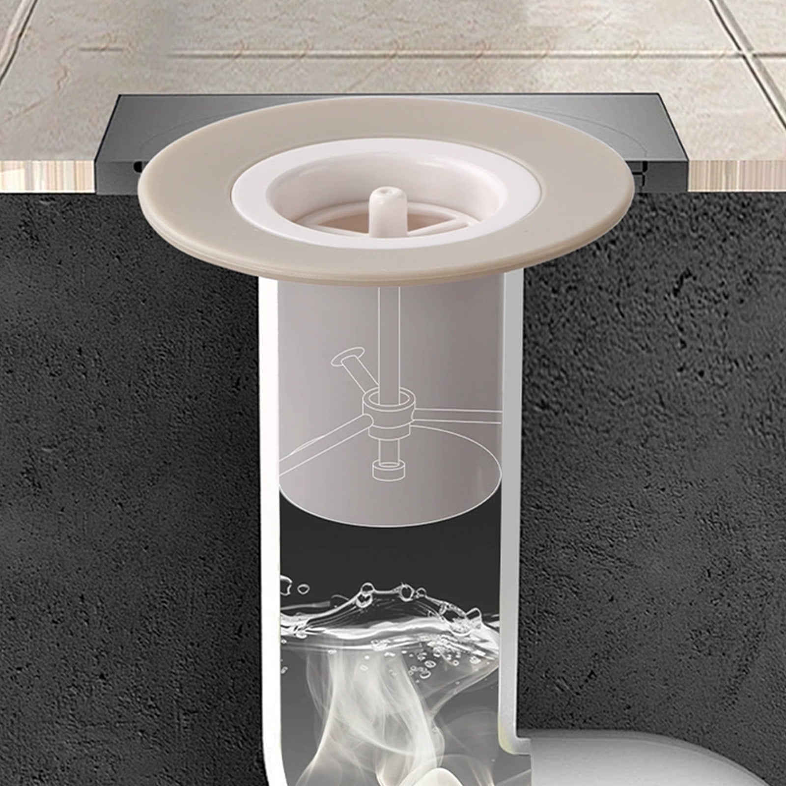 xaoyunyn Shower Strainer Drain Cover Odor Elimination,Anti Clog and ...