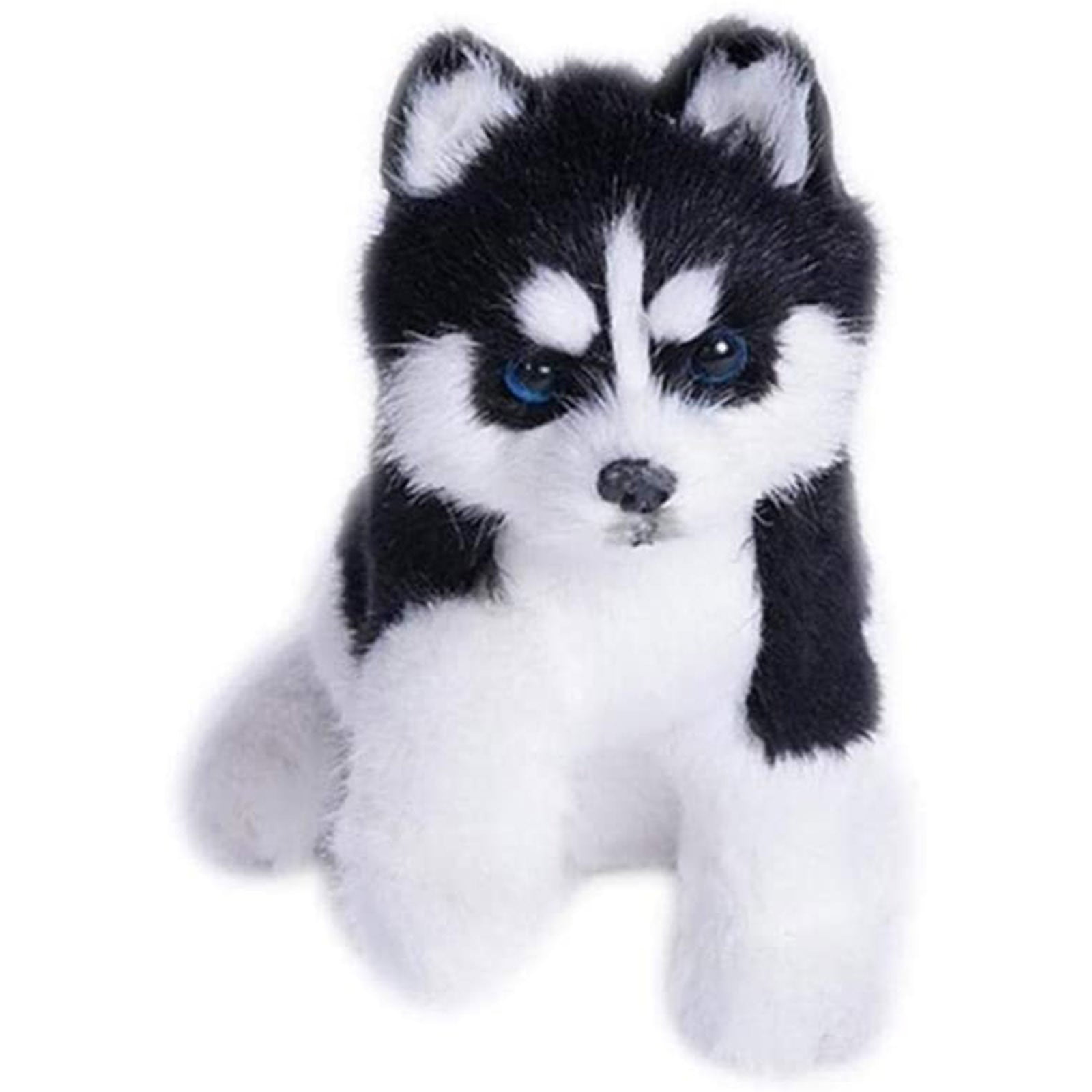xaoyunyn Siberian Husky Stuffed Dog Toy Animal Simulation Realistic ...
