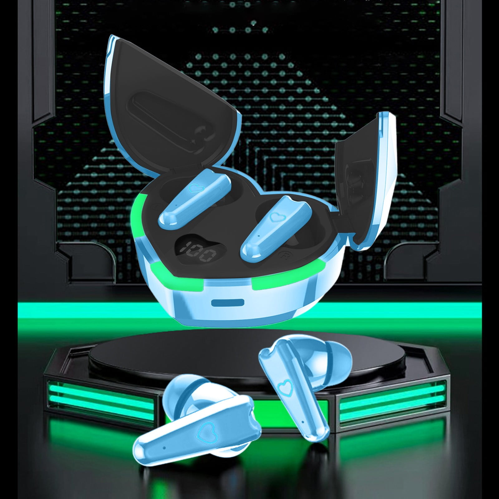 xaoyunyn Wireless Earbuds Bluetooth 5.3 In Ear Light Weight Headphones ...