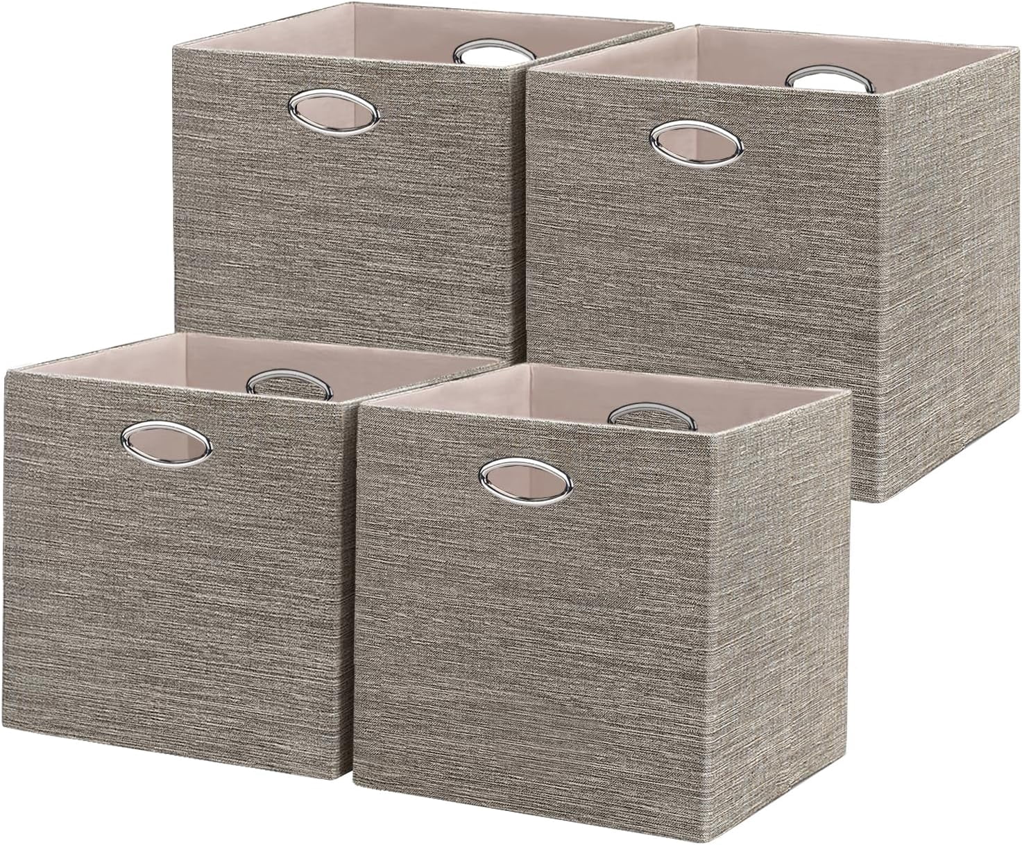 xbyinot 11 Inch Cube Storage Bins for Organization Fabric Storage Cubes ...