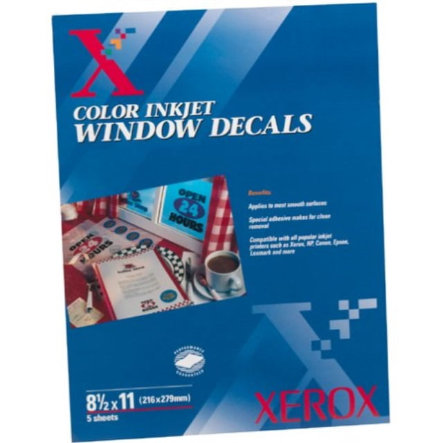 xerox color inkjet window decals - Walmart.com