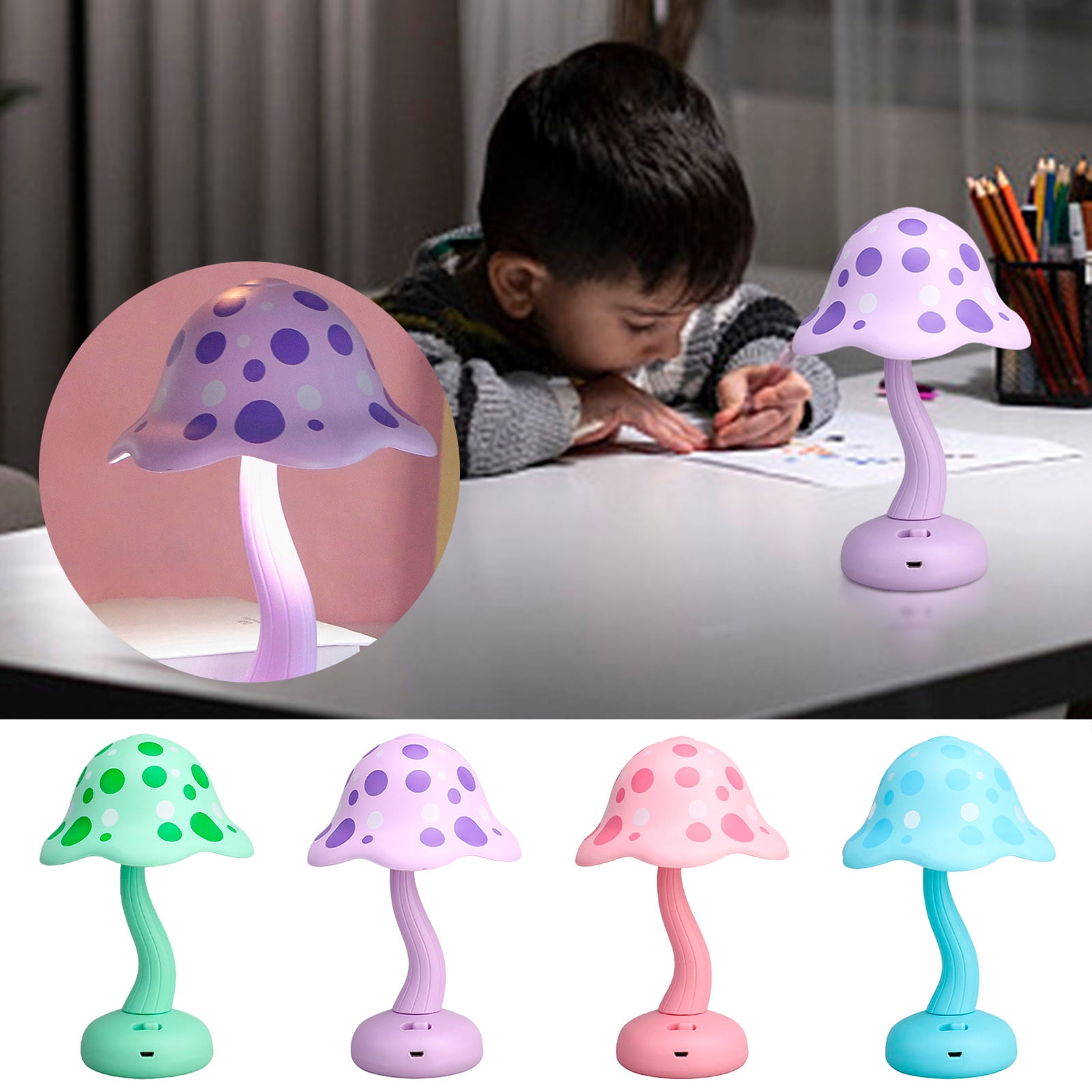 xgfhyjeh Led Desk Lamps for Home office, Modern Small Cute Book Reading ...