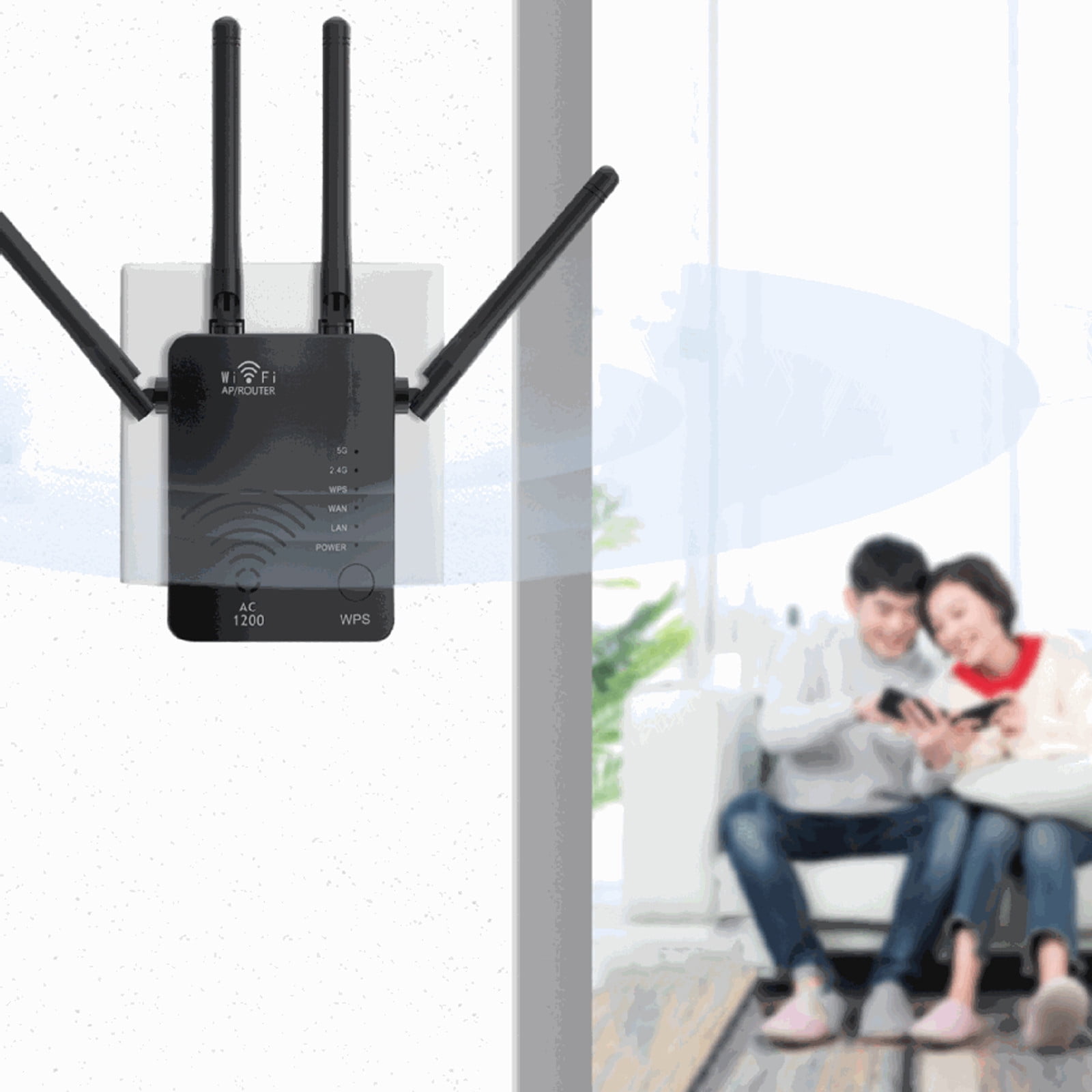 xgfhyjeh Wifi Extender Signal Booster for Home Outdoor, Internet ...