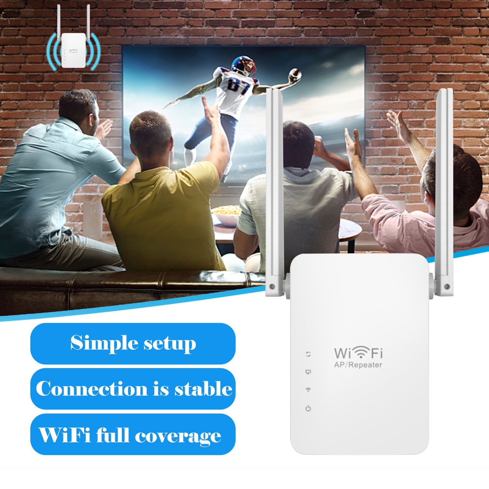 xgfhyjeh Wifi Extender Signal Booster for Home Outdoor, Internet ...