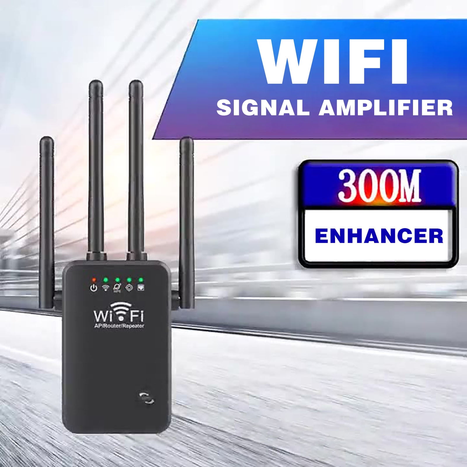 xgfhyjeh Wifi Extender Signal Booster for Home Outdoor, Internet ...