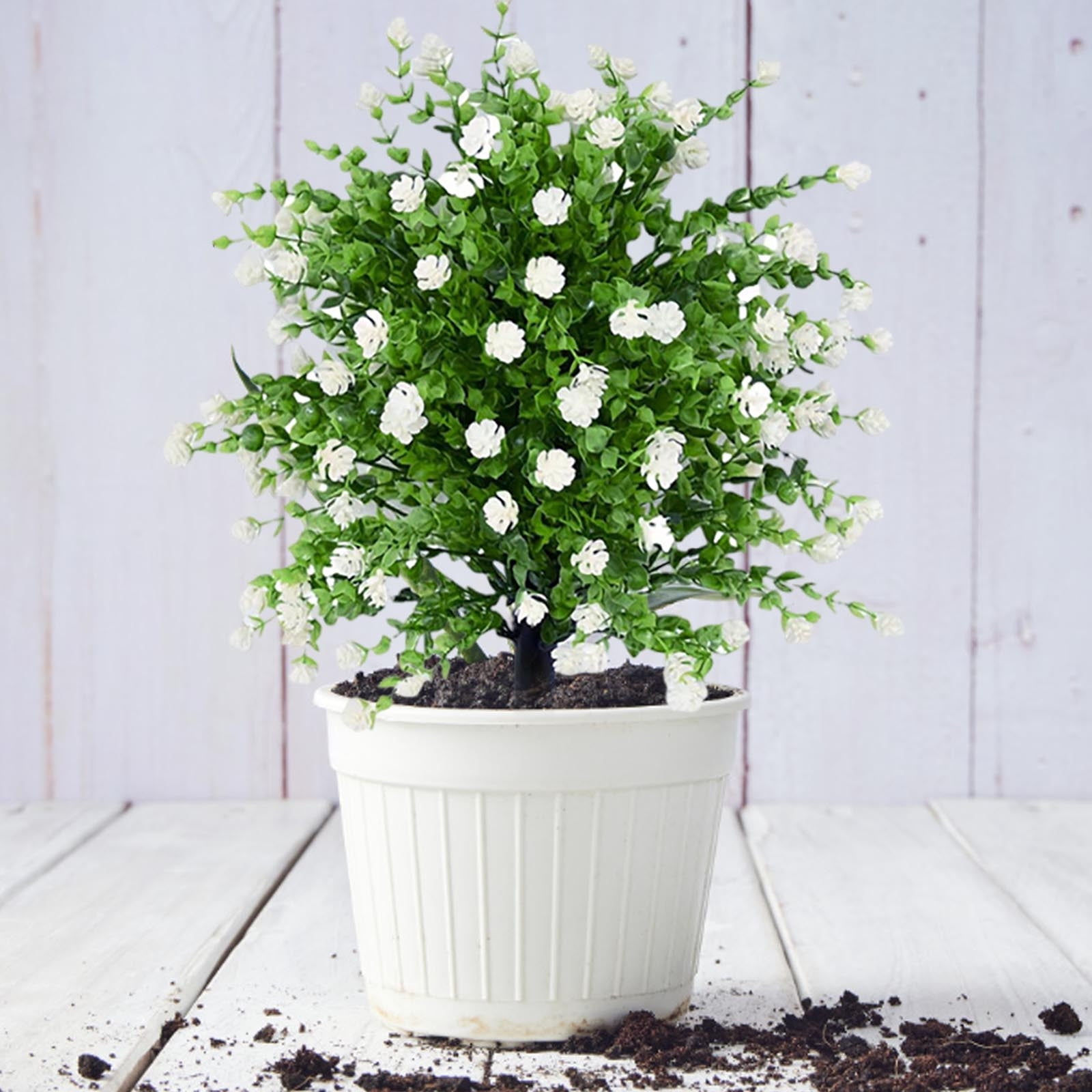 xiahXHMY Artificial Boxwood Topiary Balls Trees W/Ground Nails Fake ...