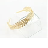 xiangDd Big Leaf Leaves Hair Band Metal's Female Contracted Hair Hoop ...