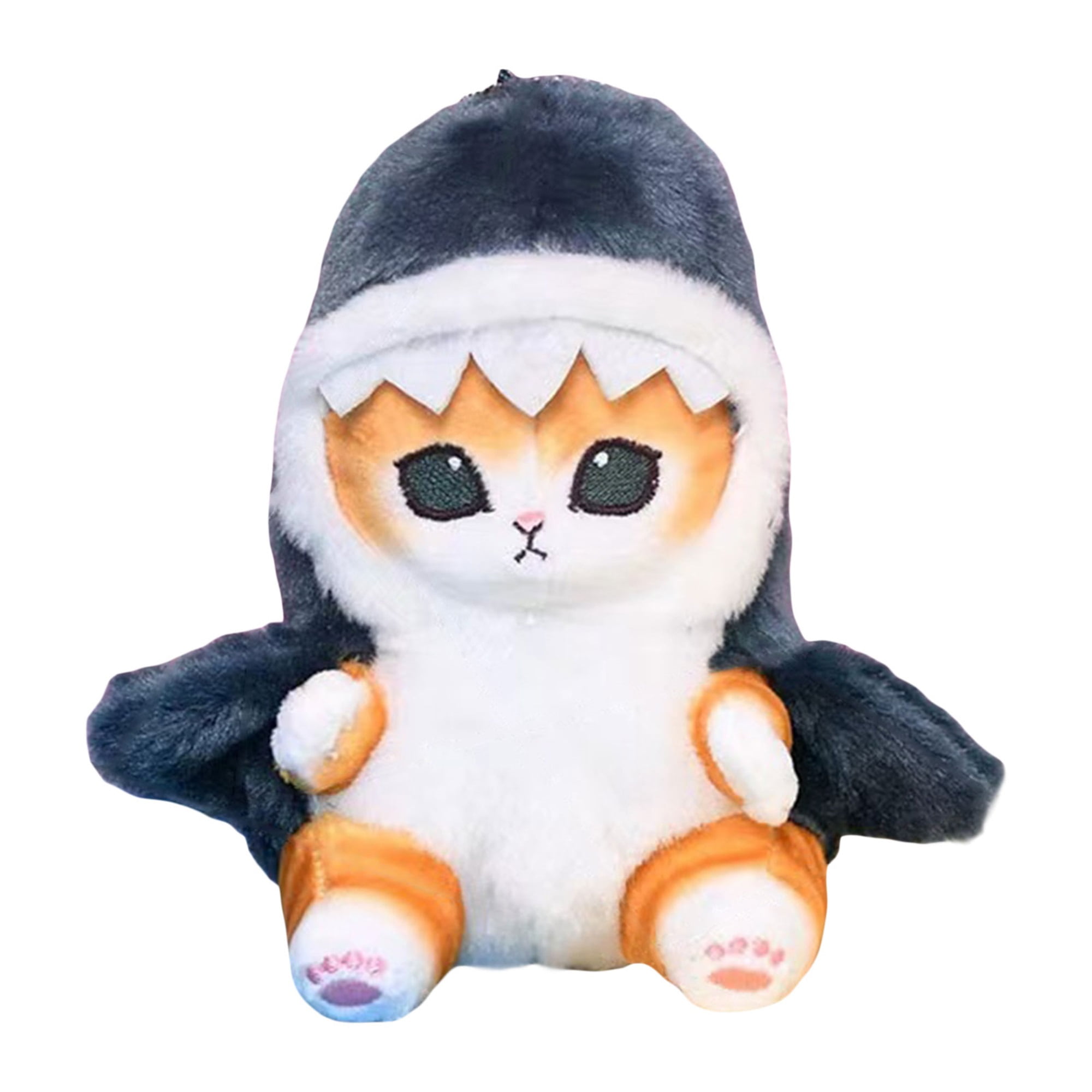 xingqing Fried Shrimp Shark Animal Cat Plush Doll Kawaii Cat Plush Toy ...