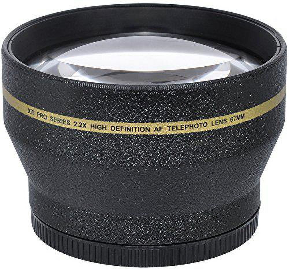 Xit XT2X67 67mm 2.2X Telephoto Auxiliary Screw On Lens Black - Walmart.com