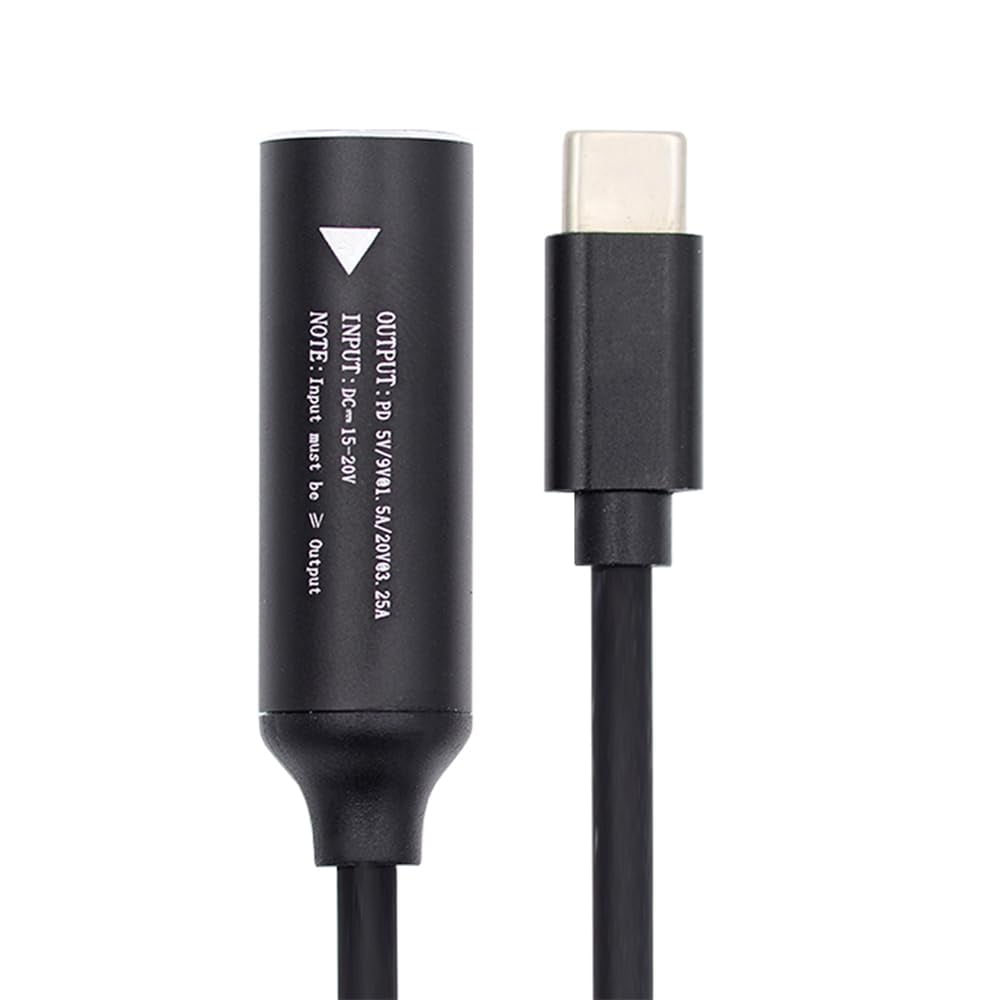 xiwai USB-C Type-C to DC Jack 4.0x1.7mm Input Power Cable Plug Charge ...