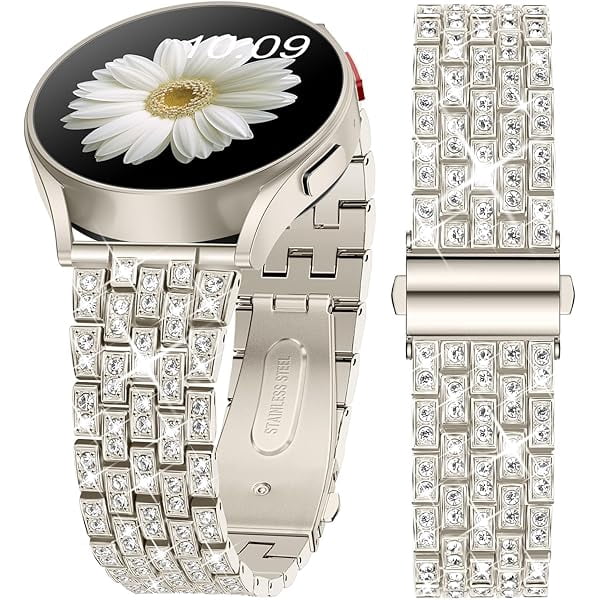 xixishop Bling Bands Compatible for Samsung Galaxy Watch 6/5/4/5 Pro ...