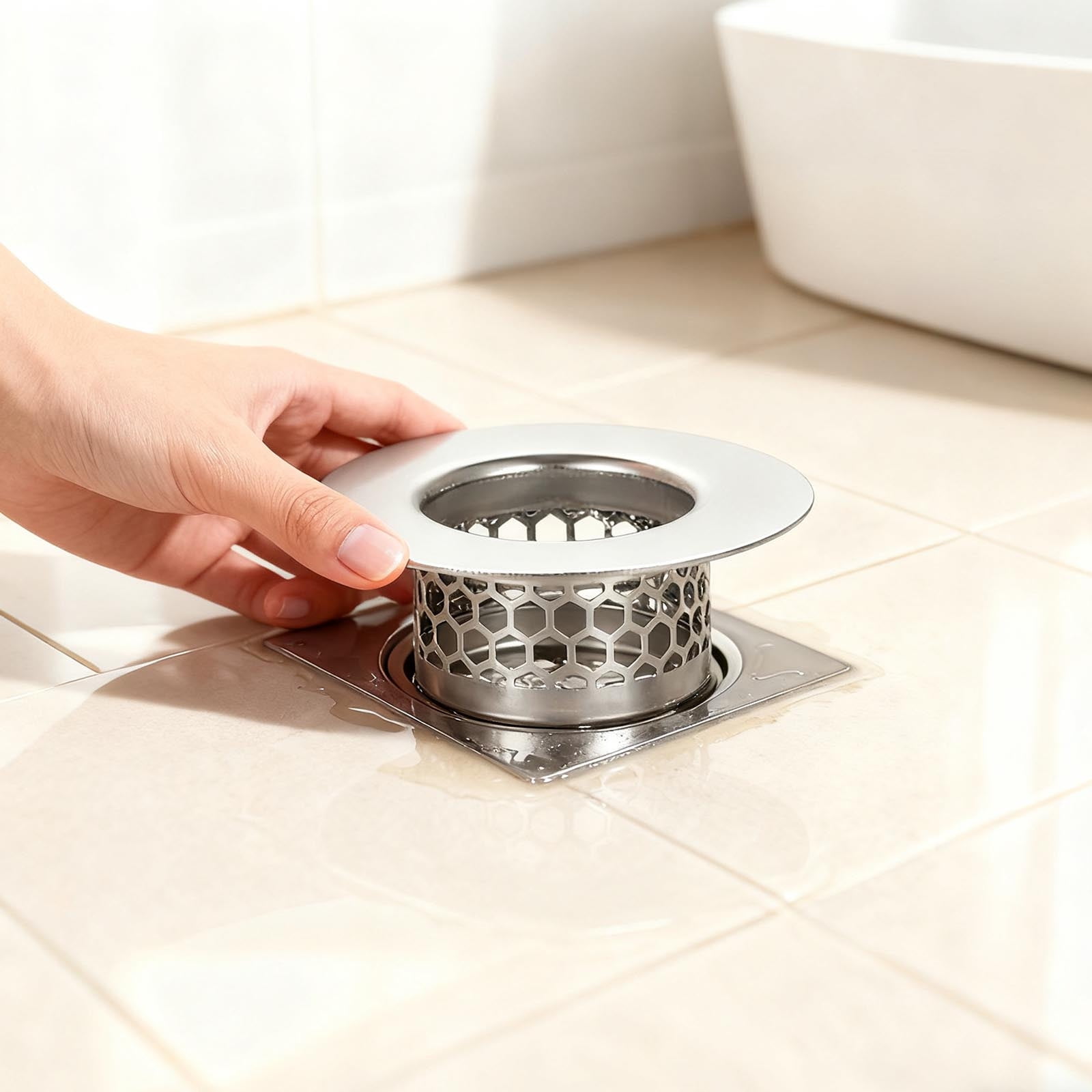 xiziHUAN9C Bathroom Sink Strainer, Bathtub Lavatory Sink Drain Strainer ...