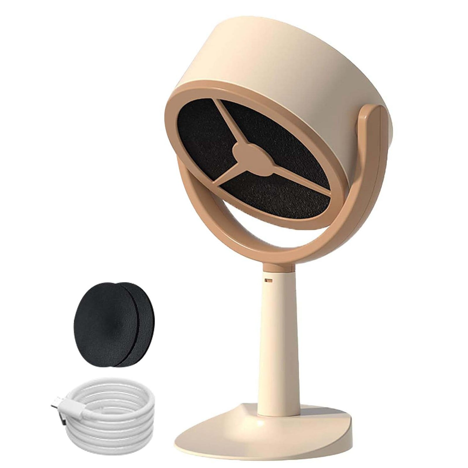 xiziHUAN9C Mini Charge Desktop Air Purifier with Carbon Filters, Quiet ...