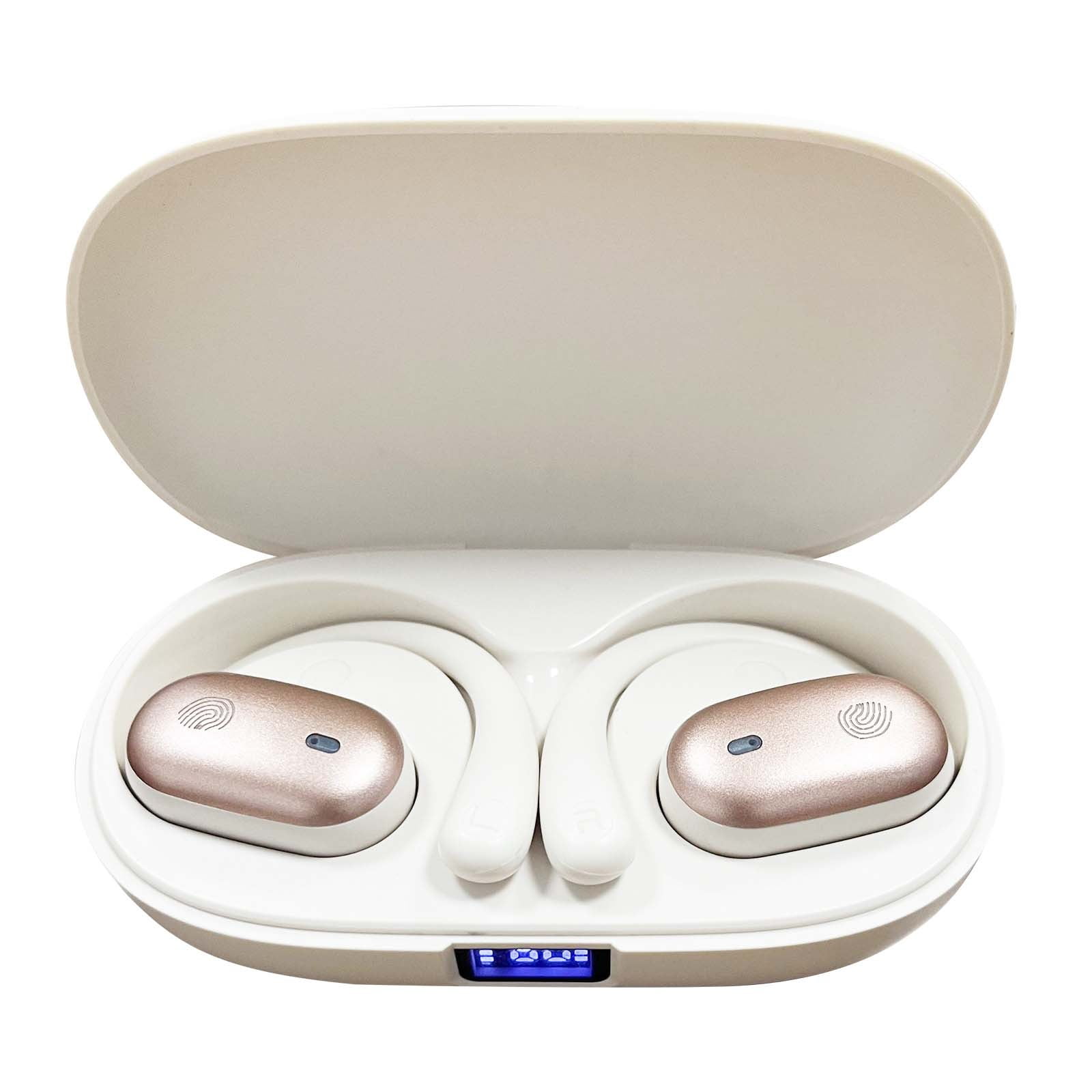 xjwjuw Ear-Mounted Conduction Wireless Bluetooth 5.3 Earphones, Digital ...