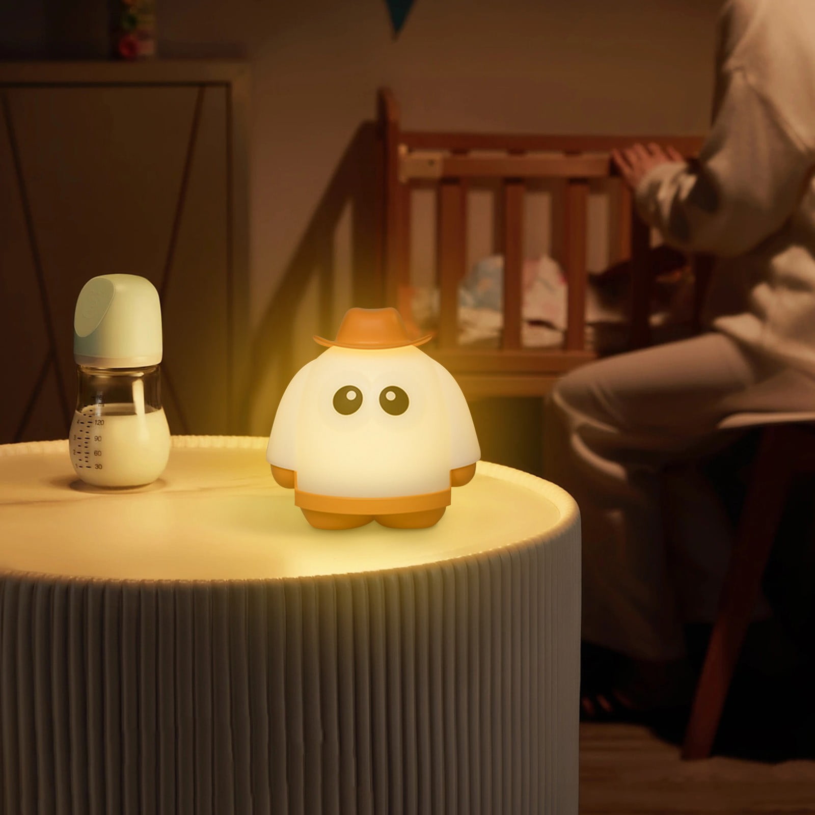 xjwjuw Little Ghost Night Lantern, Halloween Gift with Rechargeable ...