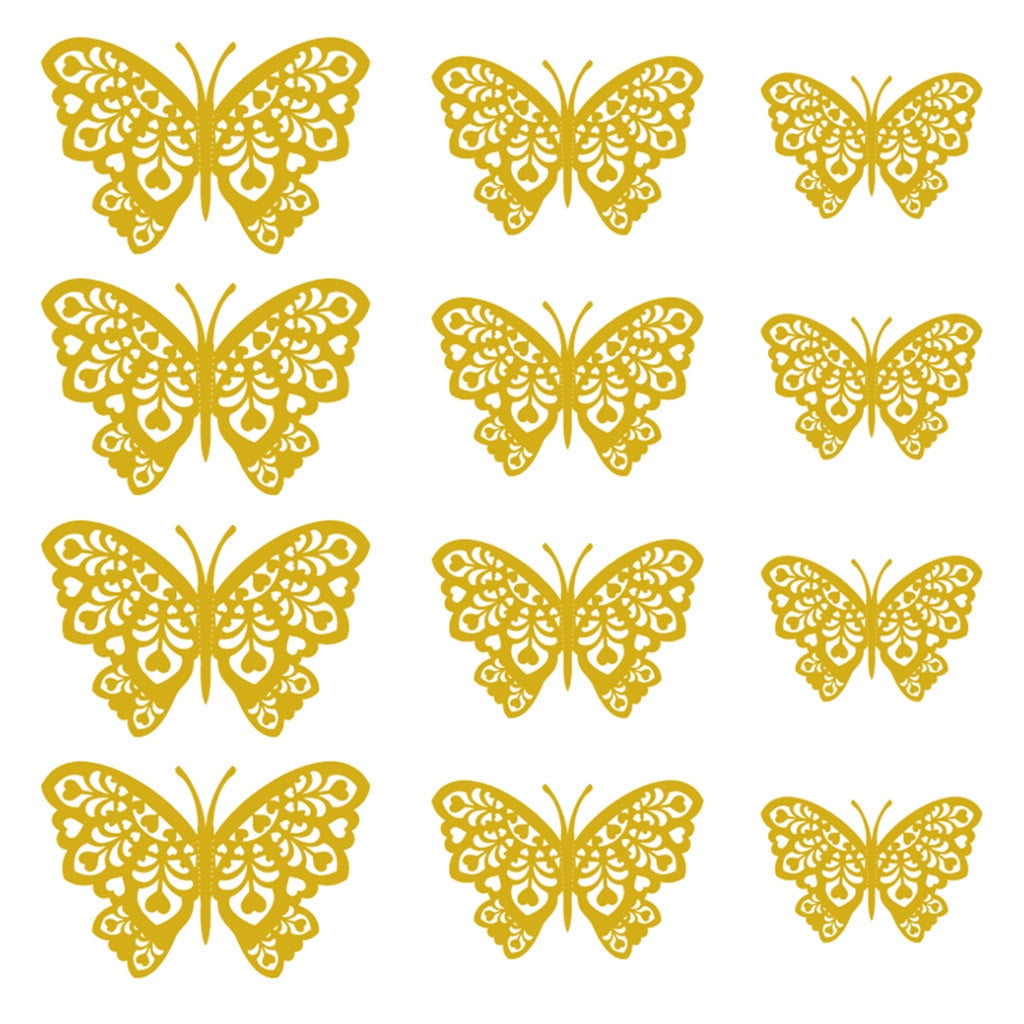 xpbceshi Deluxe Gold Wall Stickers - Easy Room Redecoration, Perfect ...