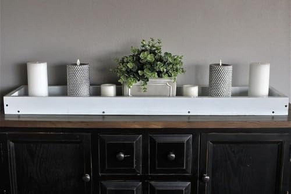 xrboomlife Farmhouse table trough-farmhouse table decor-tray for decor ...